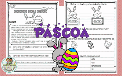 Atividades de alfabetização - texto informativo - Dani Educar