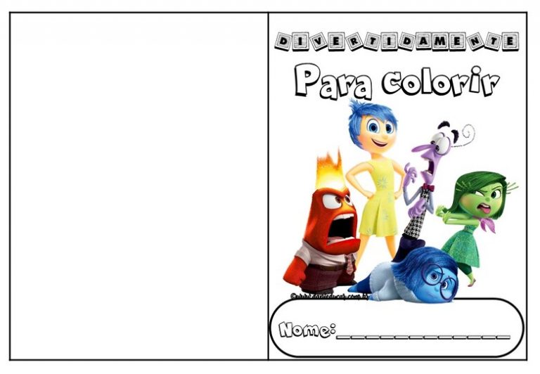 Livrinho para colorir divertidamente