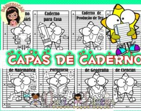 Capas para caderno AEE