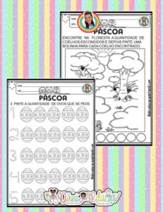 Atividades de Matemática Páscoa