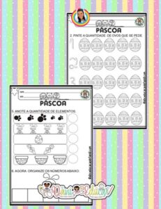 Atividades de Matemática Páscoa